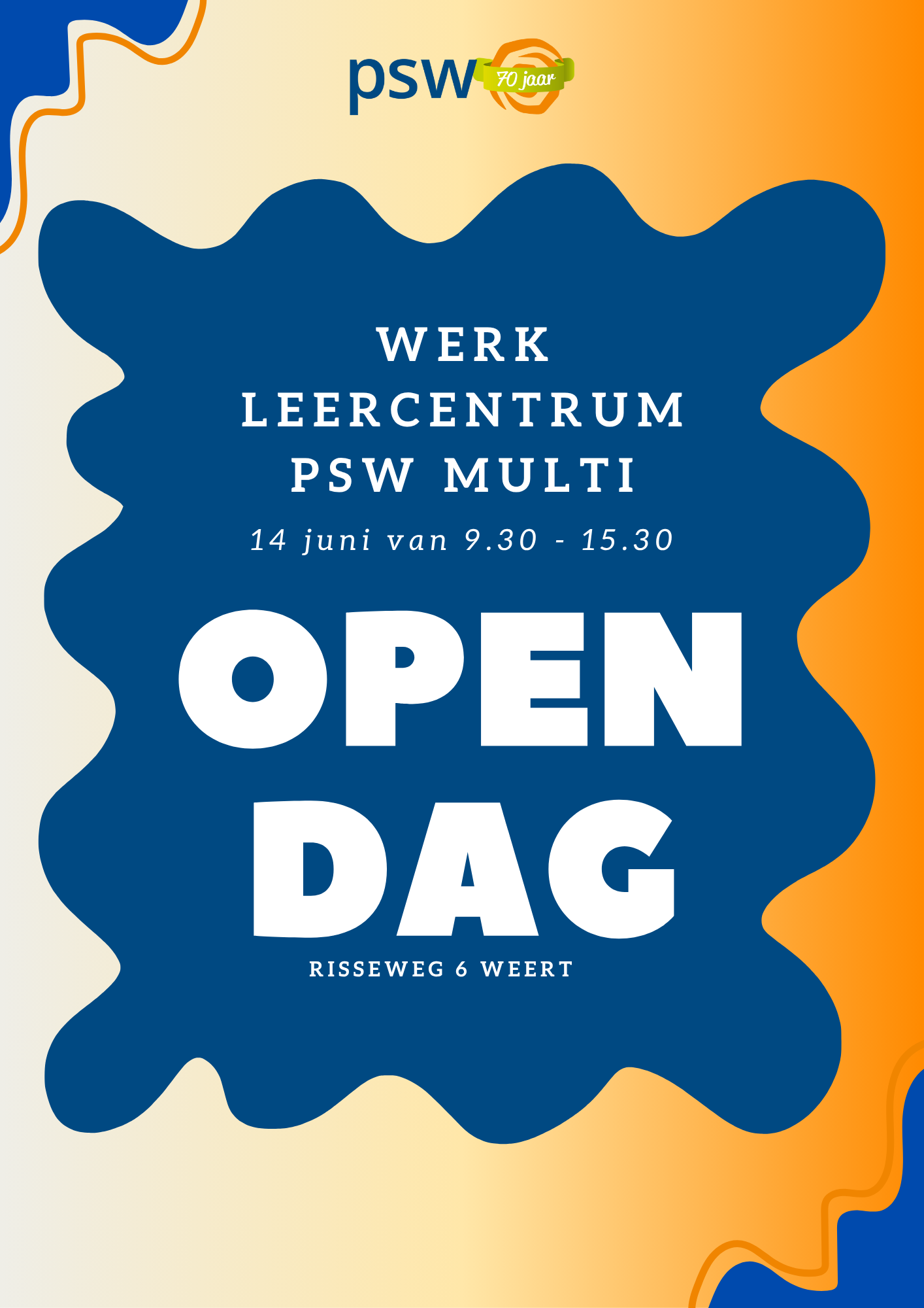 Kom zaterdag naar de open dag! - PSW