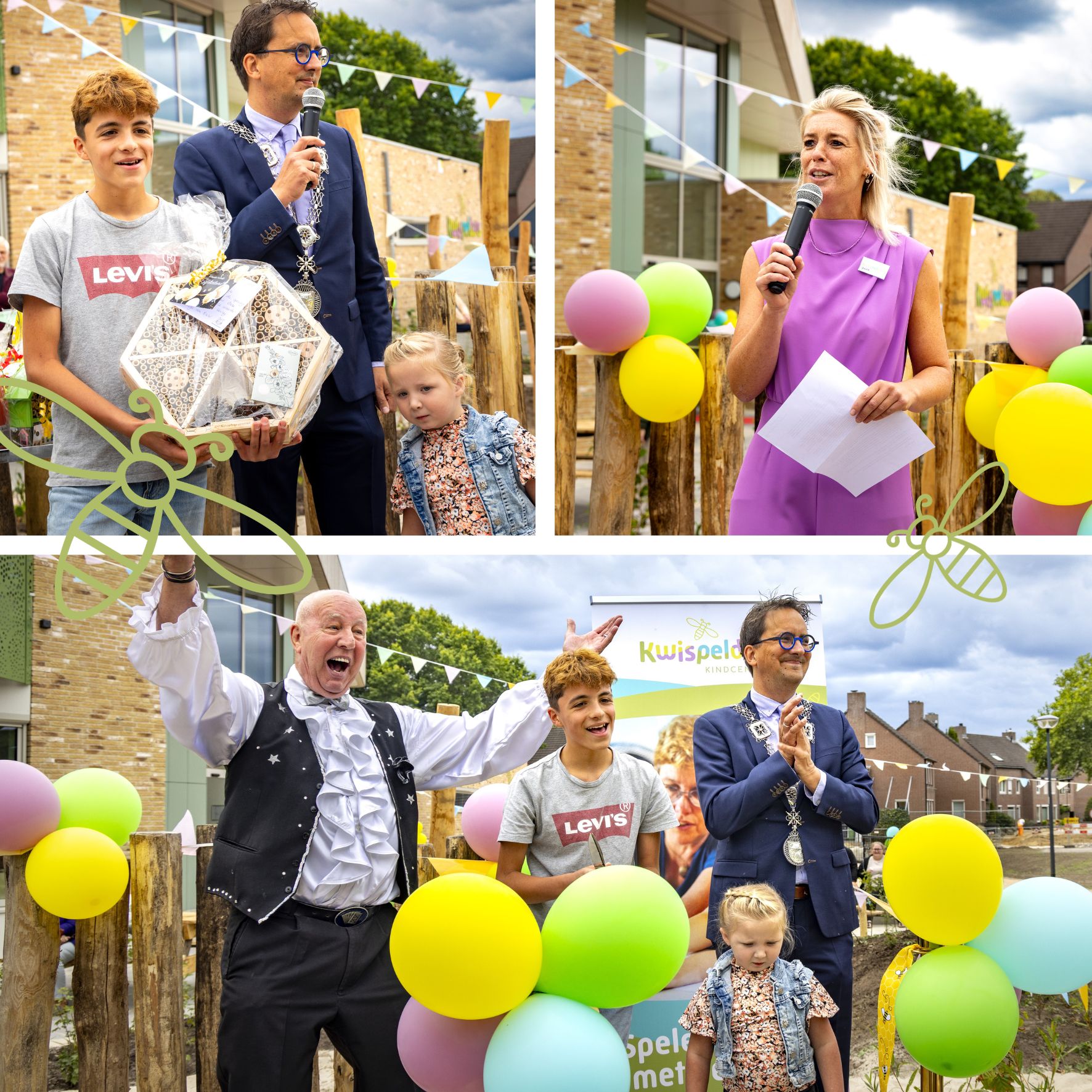 Officiële opening Kindcentrum Kwispeldans en Ontwikkelingsgroep PSW Bloesem in Venray - PSW